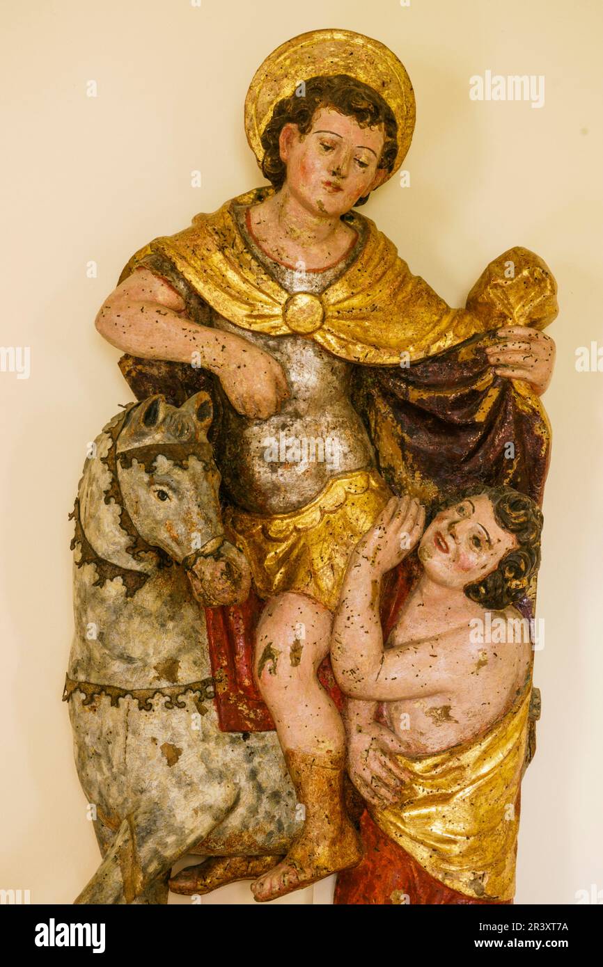 san Martin y el pobre, siglo XVI, museo de la basílica de Santa ...