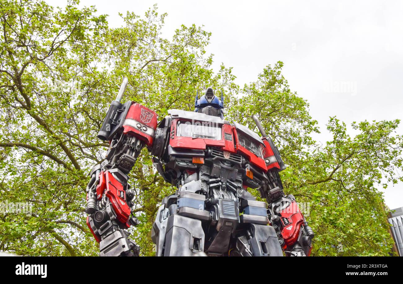 London, England, UK. 25th May, 2023. Huge Transformers have been ...