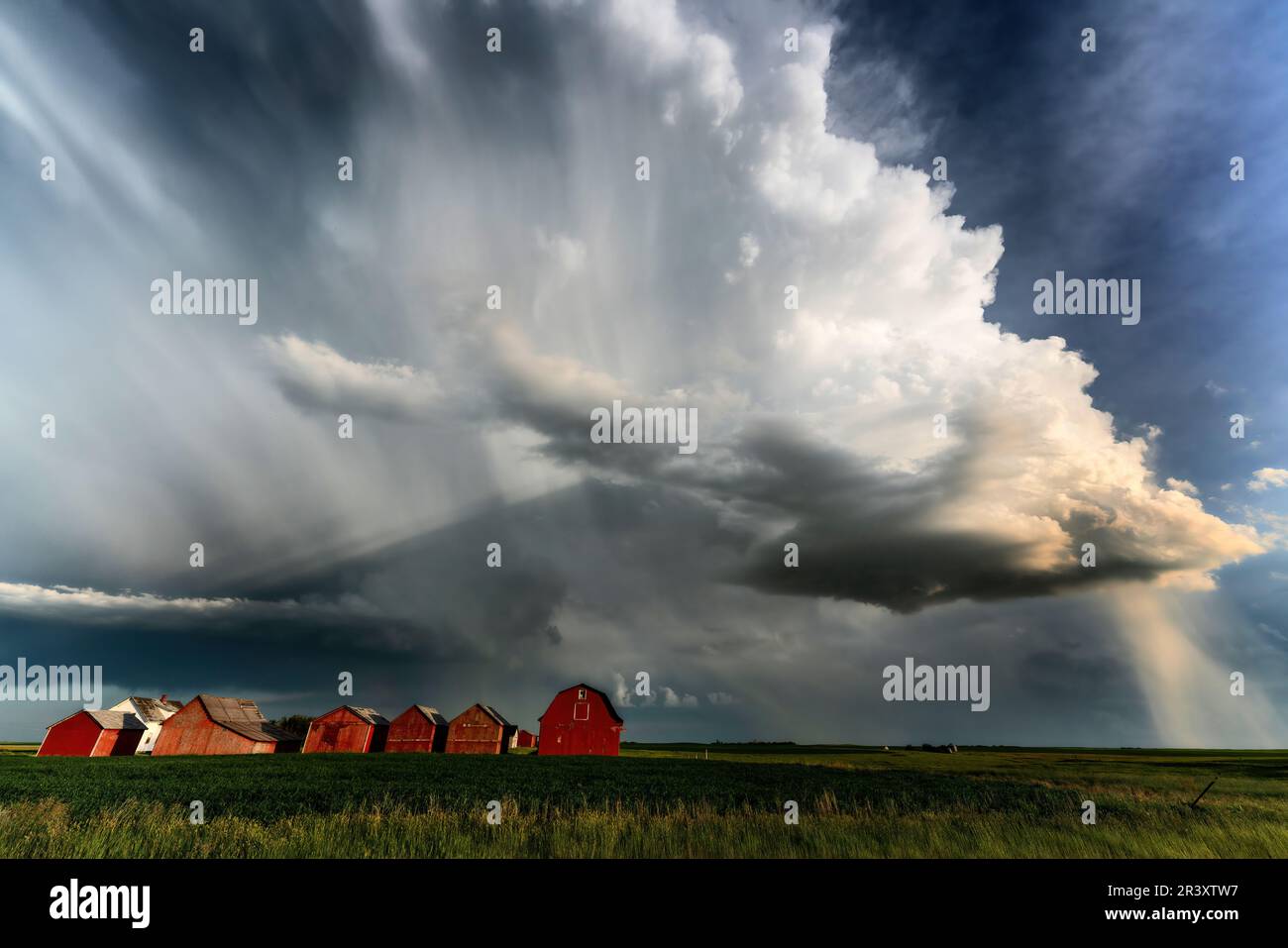 Prairie Storm Clouds Stock Photo - Alamy