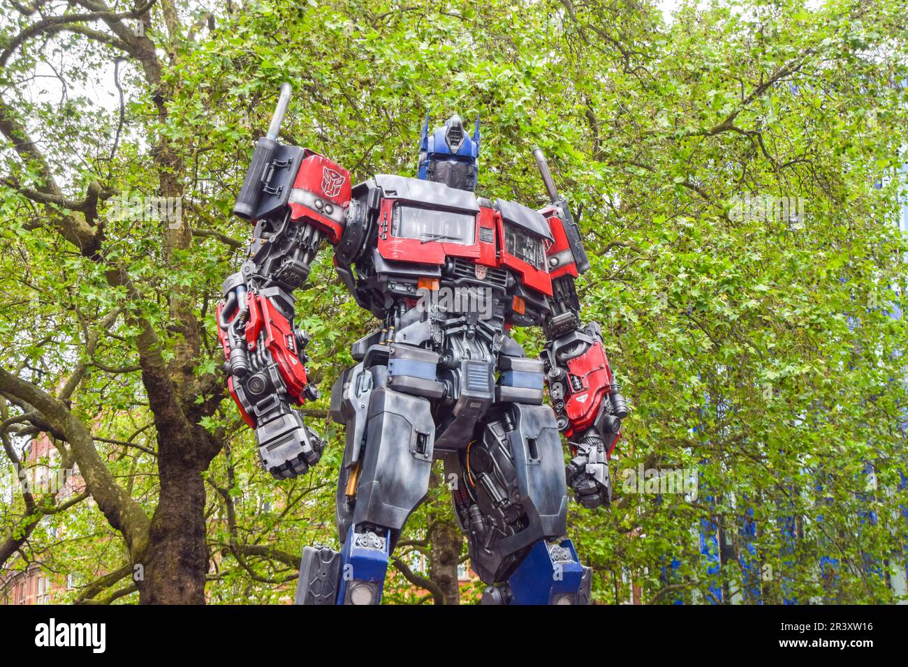 London, England, UK. 25th May, 2023. Huge Transformers have been ...