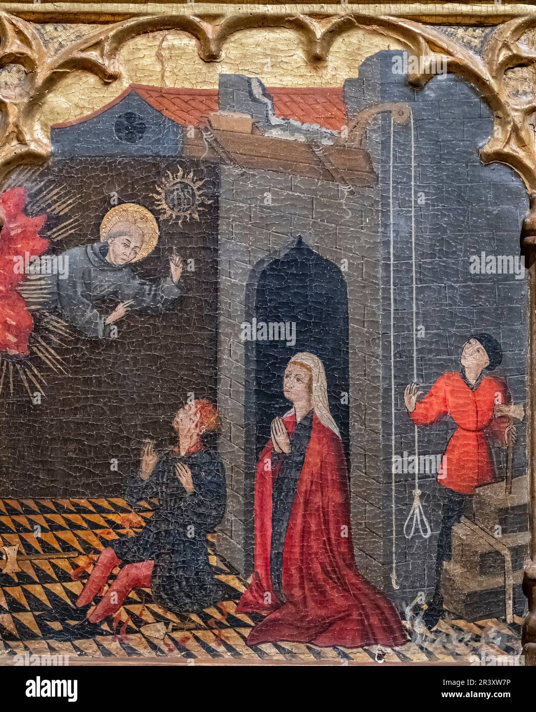 Altarpiece of san bernardi de sena hi-res stock photography and images ...