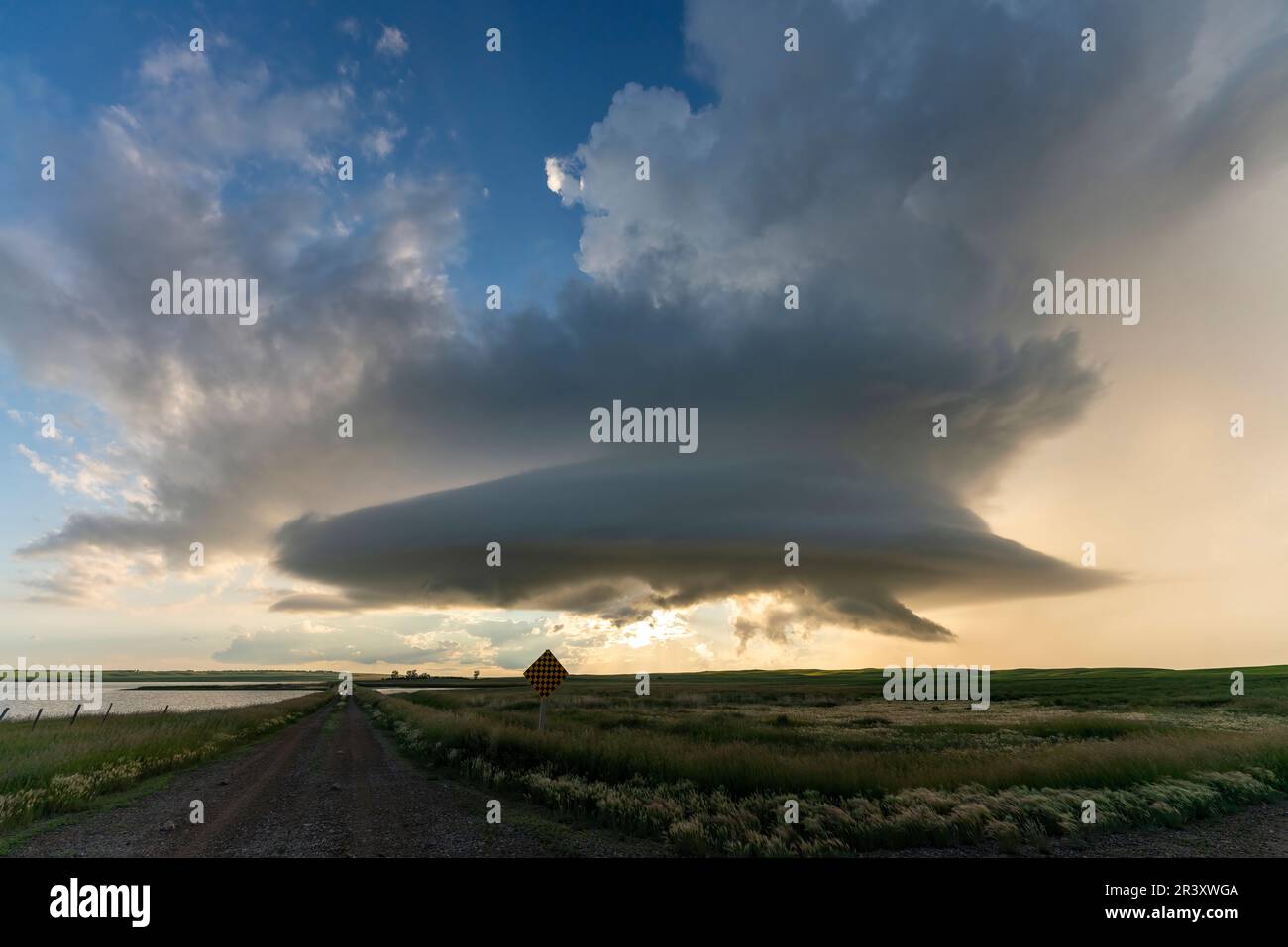 Prairie Storm Clouds Stock Photo - Alamy