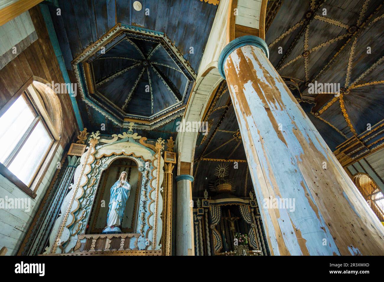 Iglesia Santa María de Loreto ,Achao, 1740, Monumento Nacional de Chile ...