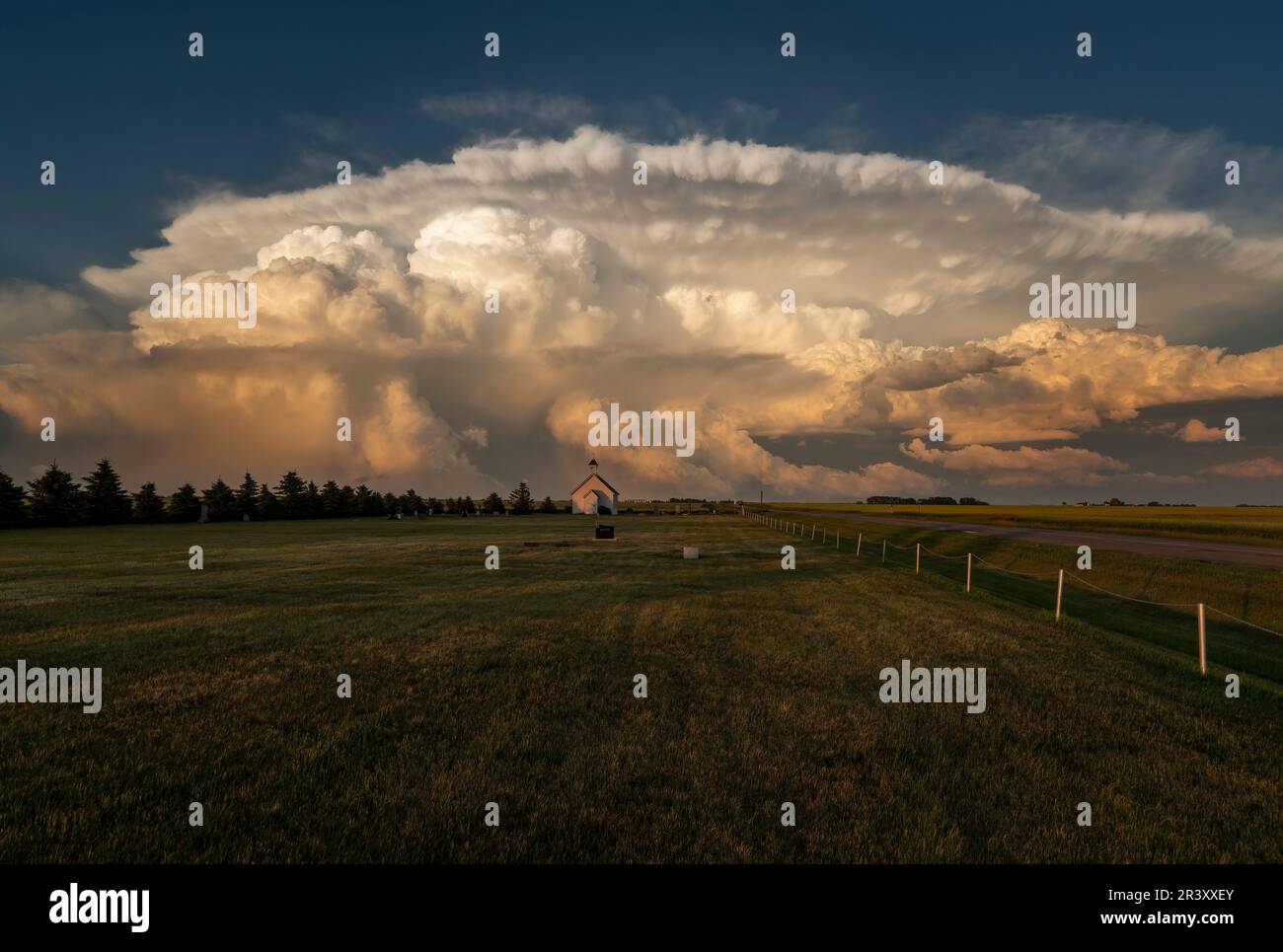Prairie Storm Clouds Stock Photo - Alamy