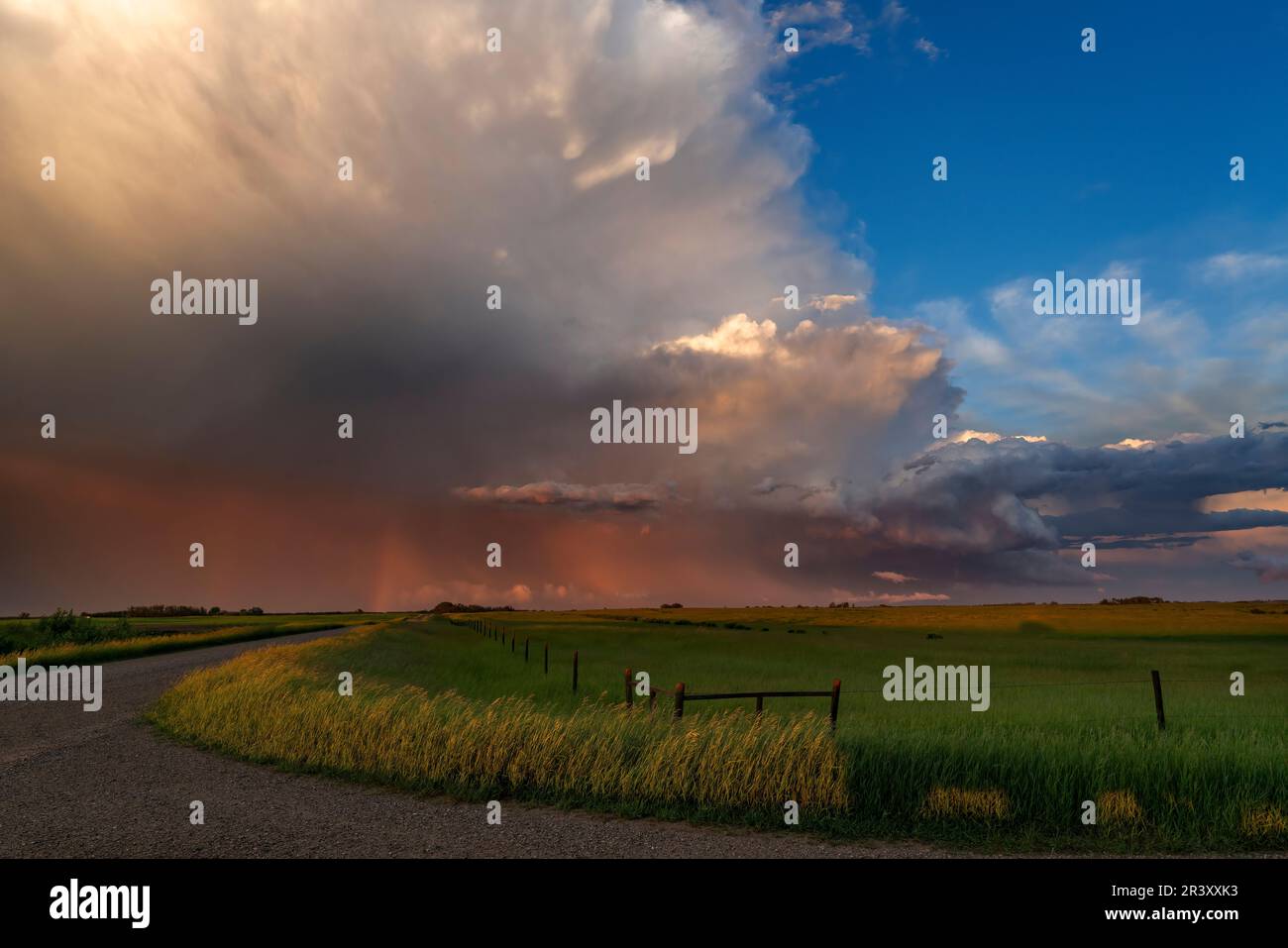 Prairie Storm Clouds Stock Photo - Alamy