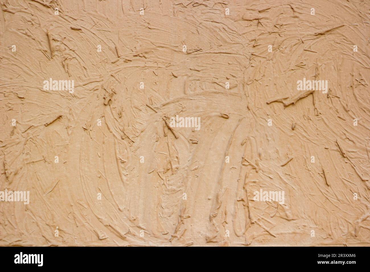 Wall for background or texture of mud and straw bricks (adobe) baked in ...