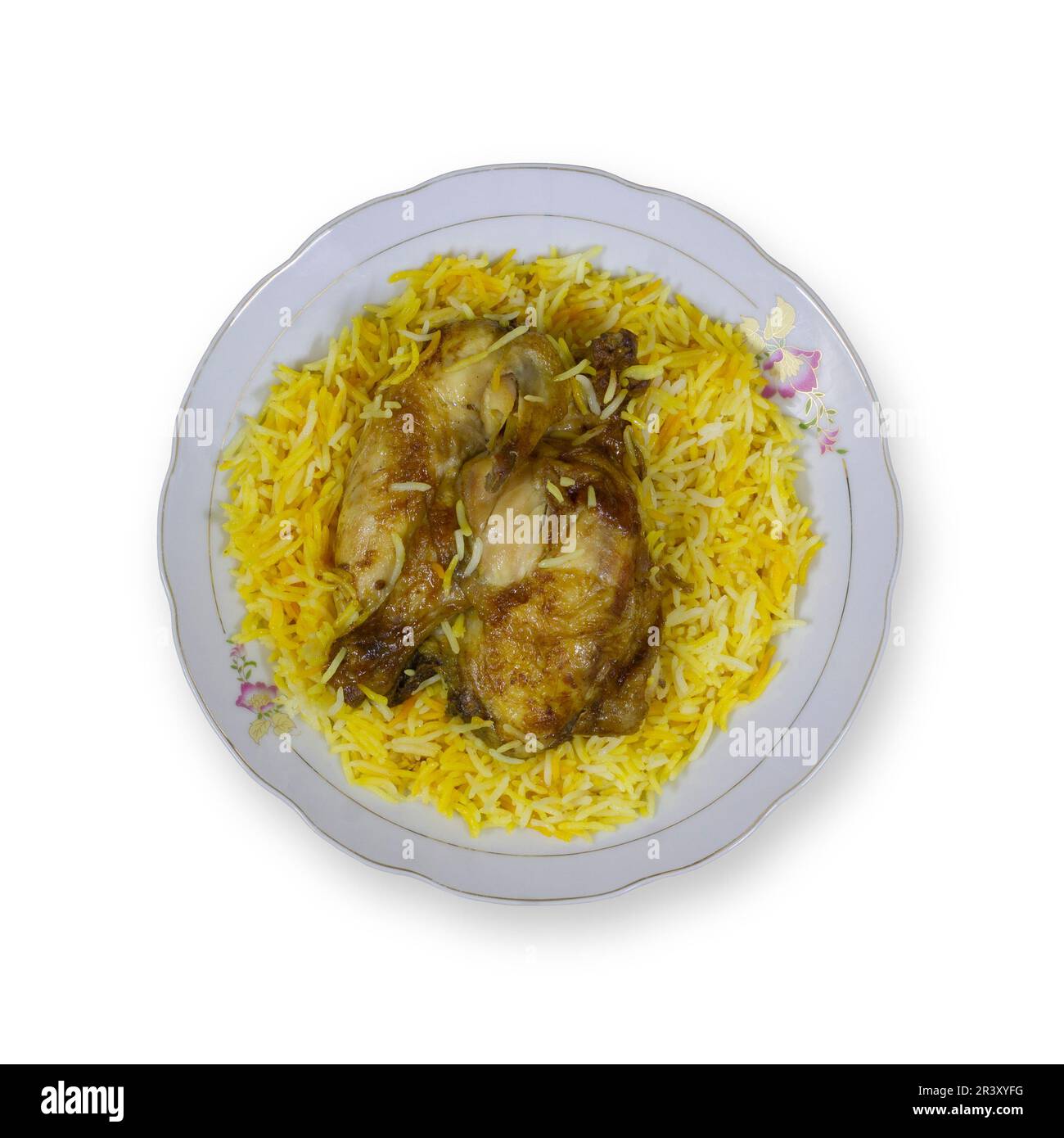 chicken Kabsa - mixed rice dishes that originate in Yemen. Middle ...