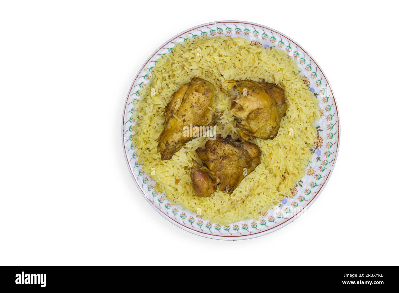 chicken Kabsa - mixed rice dishes that originate in Yemen. Middle ...