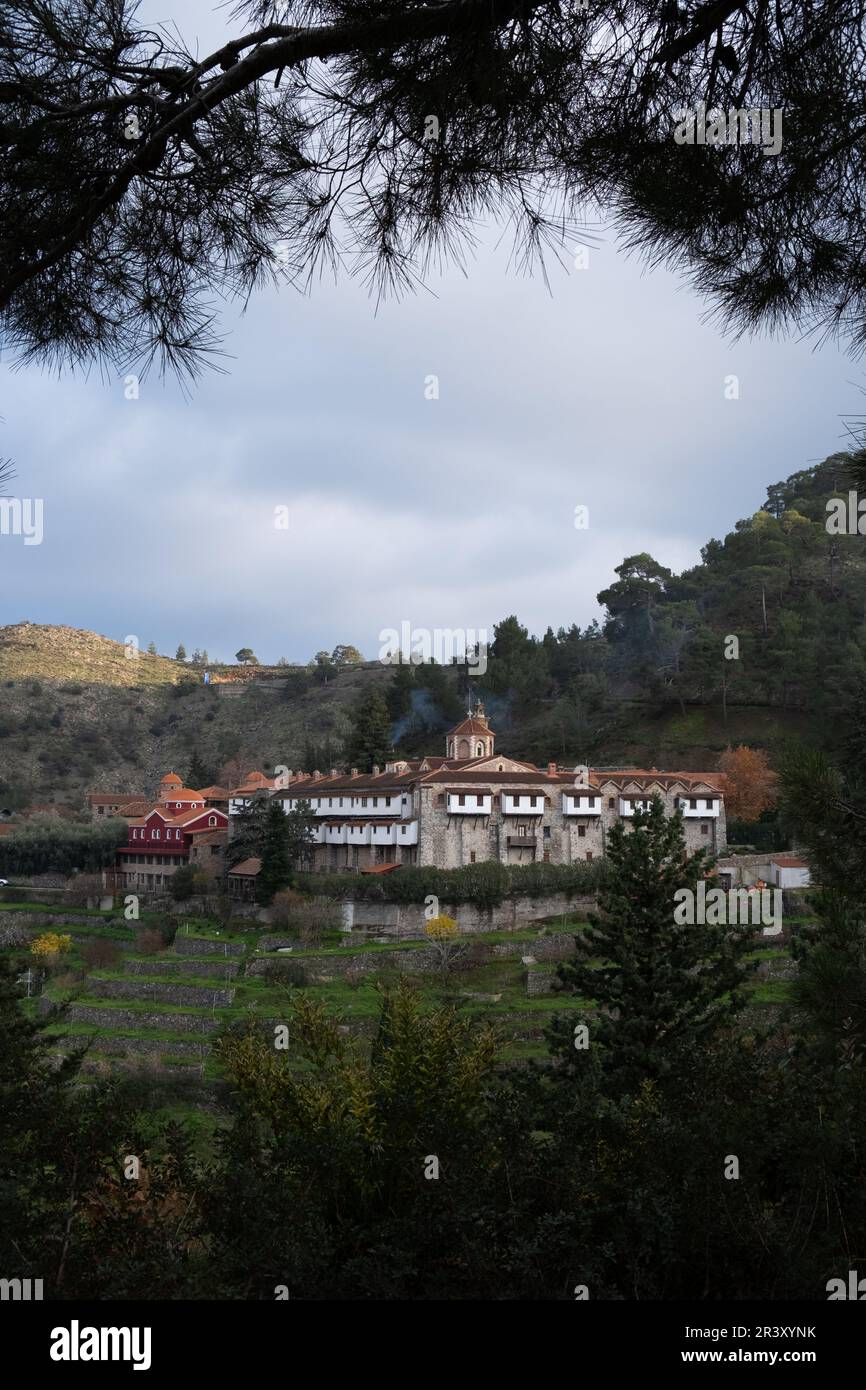 Christian orthodox monastery of Machairas dedicated to the Virgin Mary ...