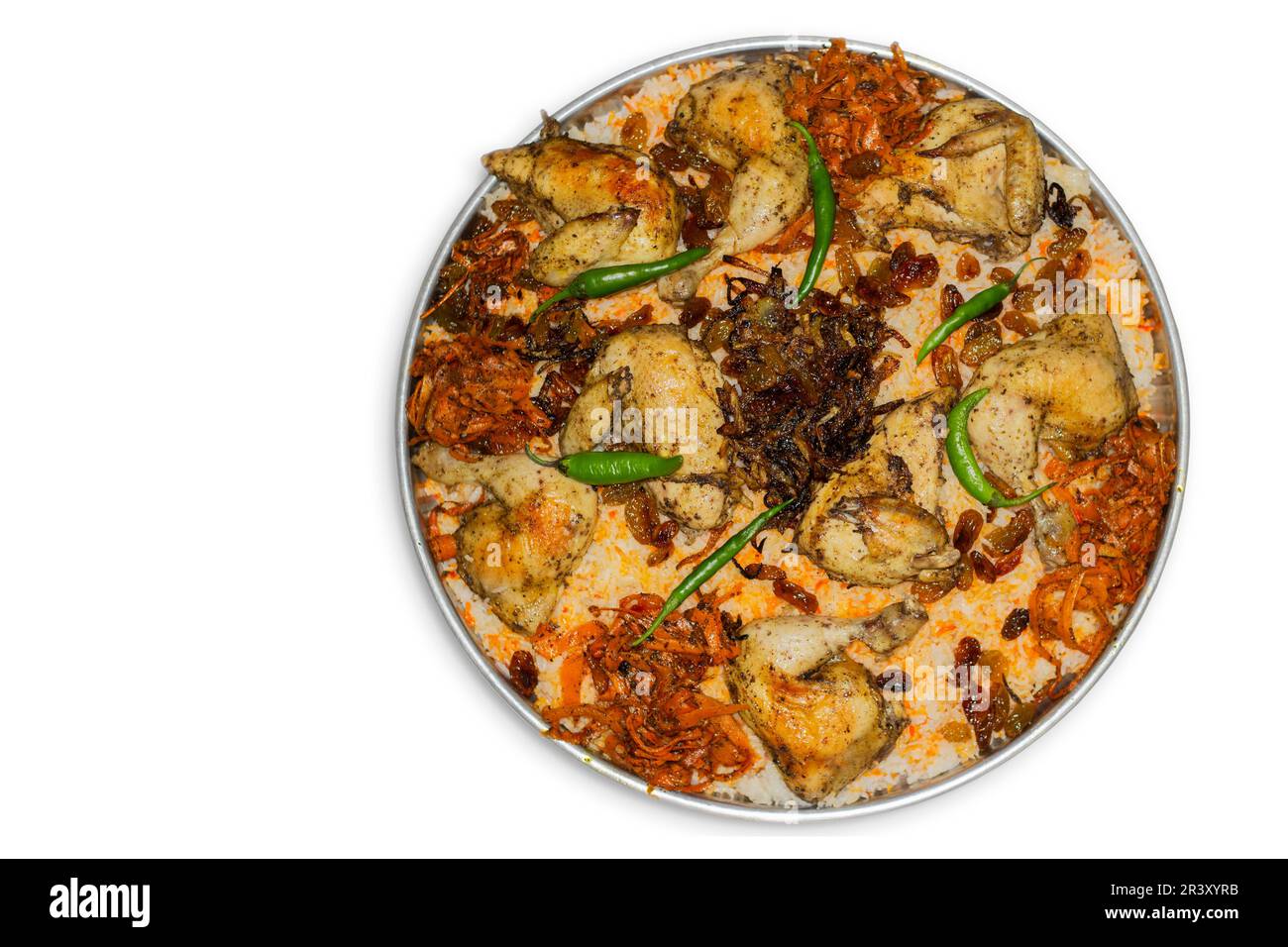 chicken Kabsa - mixed rice dishes that originate in Yemen. Middle ...