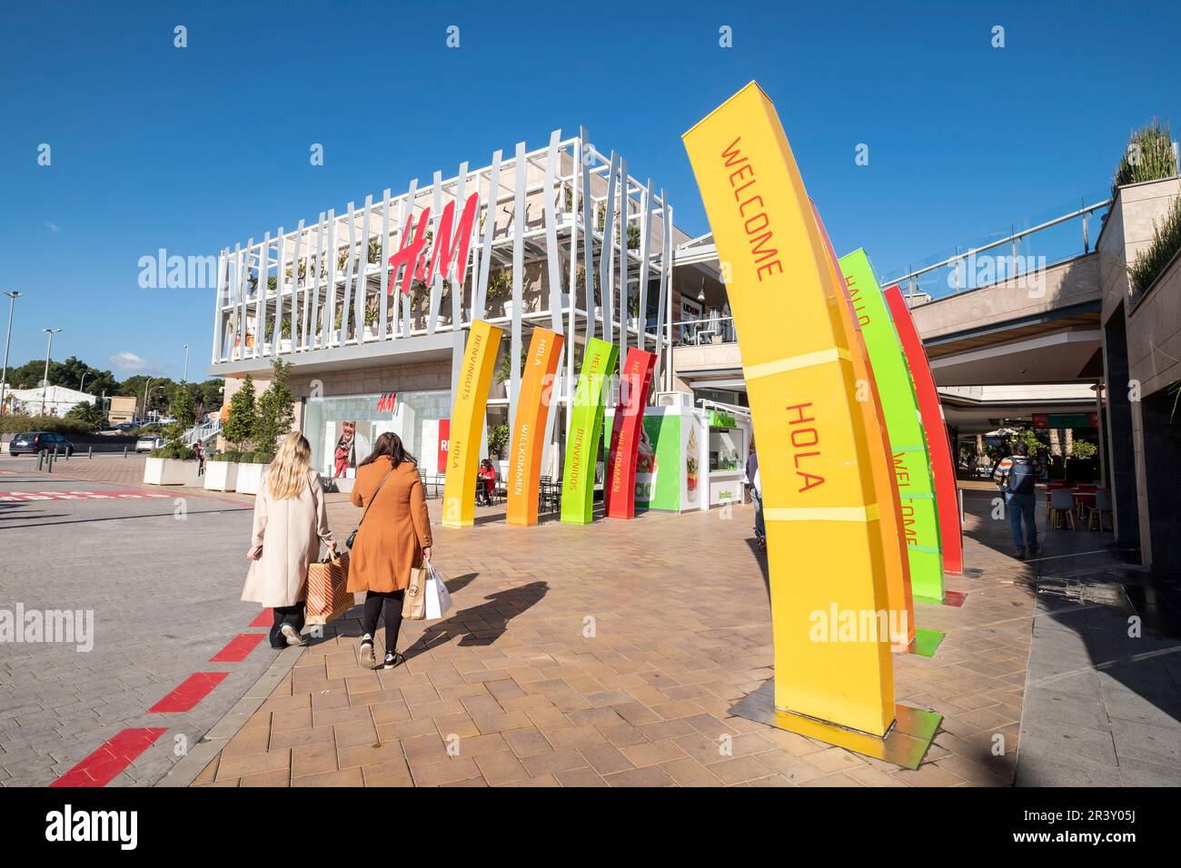FAN Mallorca Shopping Stock Photo - Alamy