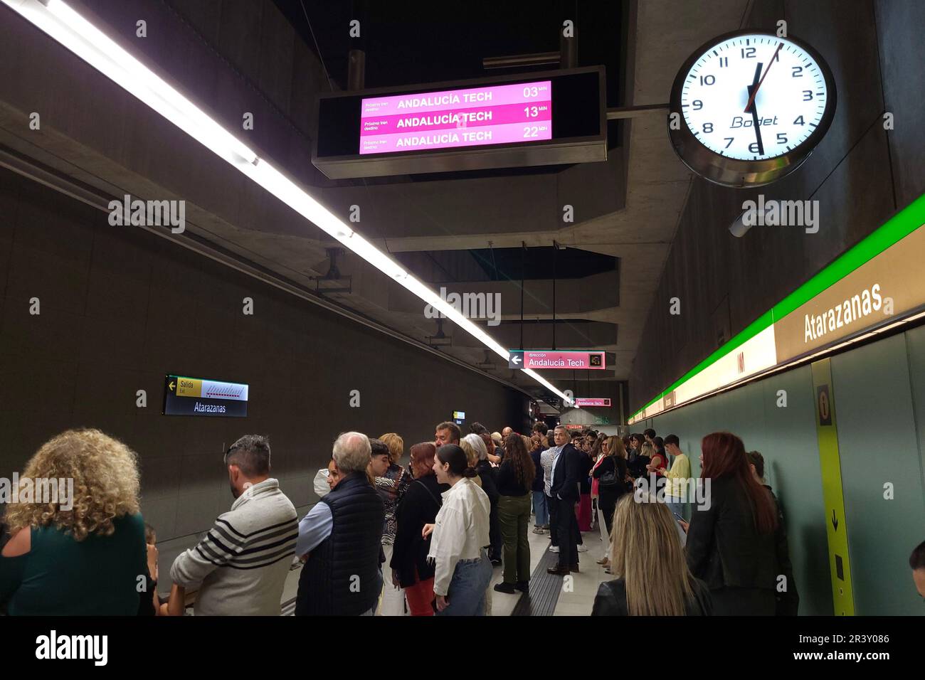 Metro Málaga, Atarazanas station Stock Photo - Alamy