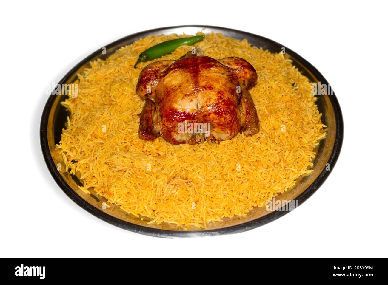 chicken Kabsa - mixed rice dishes that originate in Yemen. Middle ...