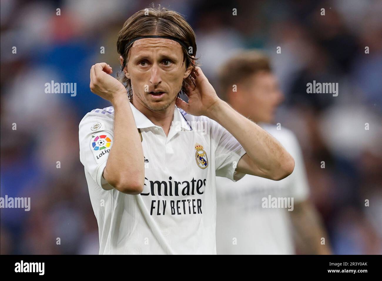 Madrid, Spain. 24th May, 2023. Luka Modric of Real Madrid CF during the ...