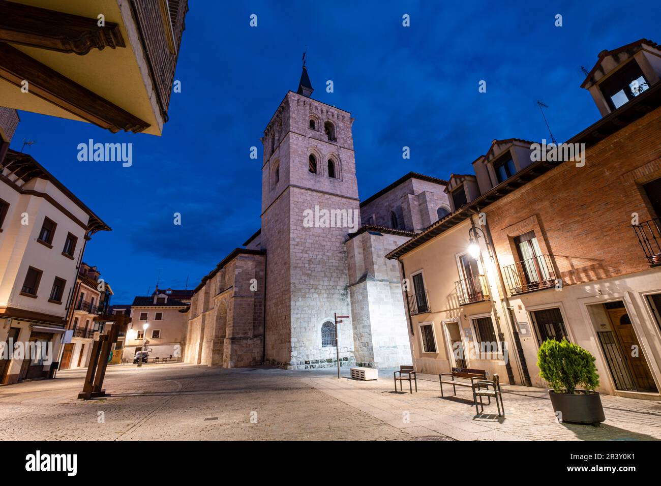 Church of Santa MarÃ­a la Real Stock Photo - Alamy