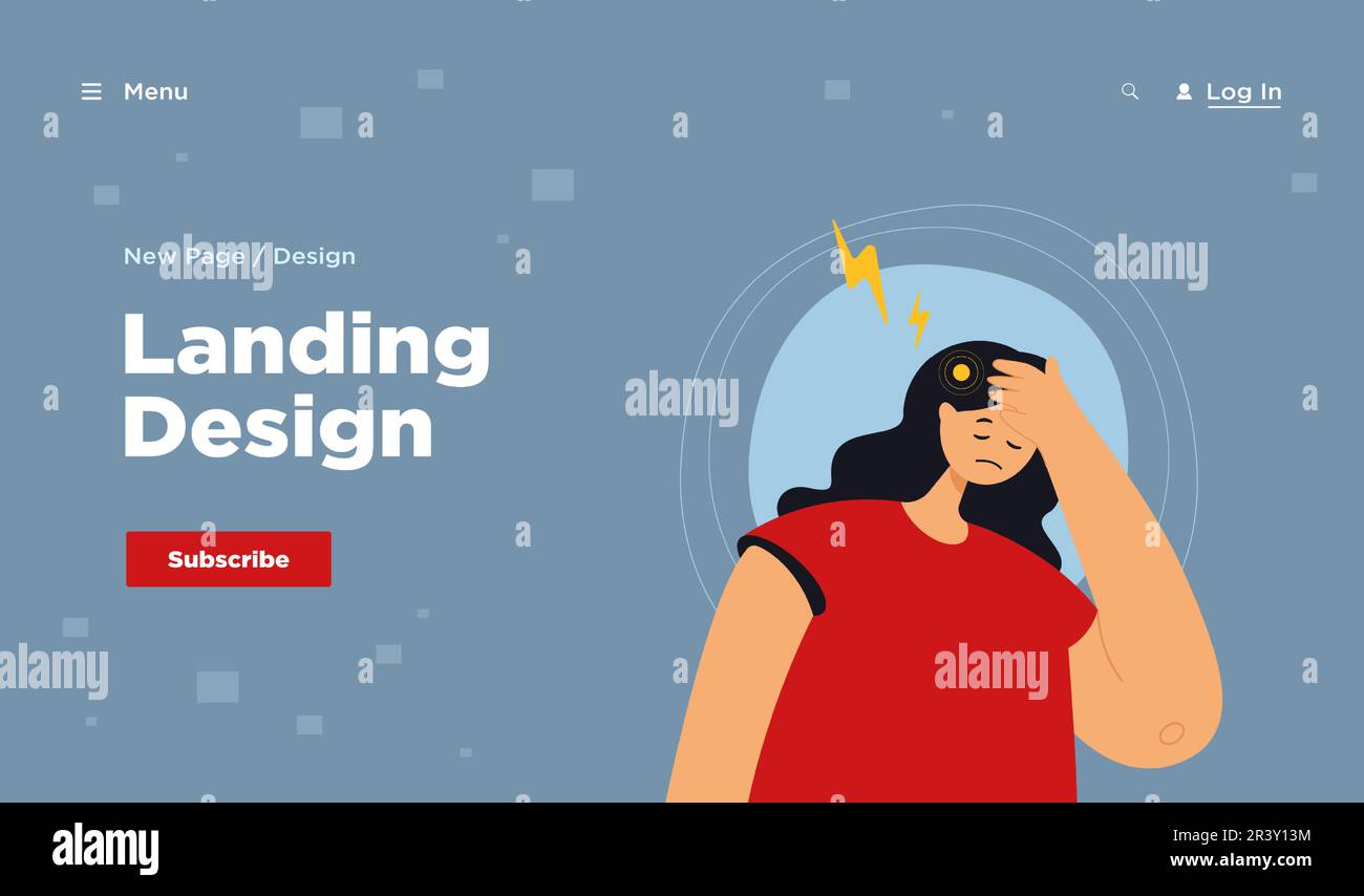 Headache pain health story hi-res stock photography and images - Alamy