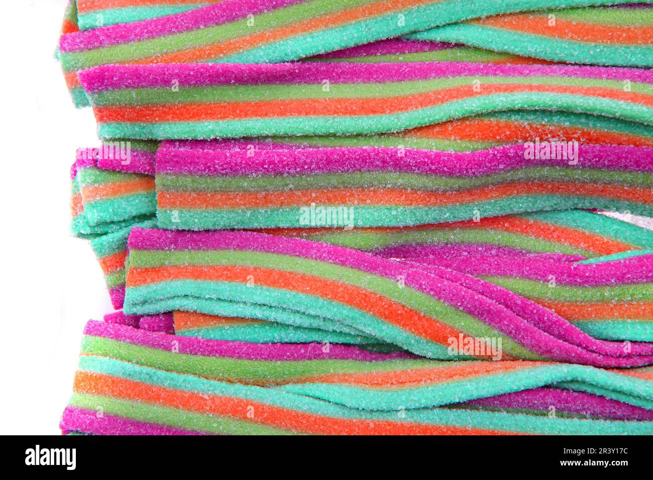 color candy strings texture as very nice food background Stock Photo ...
