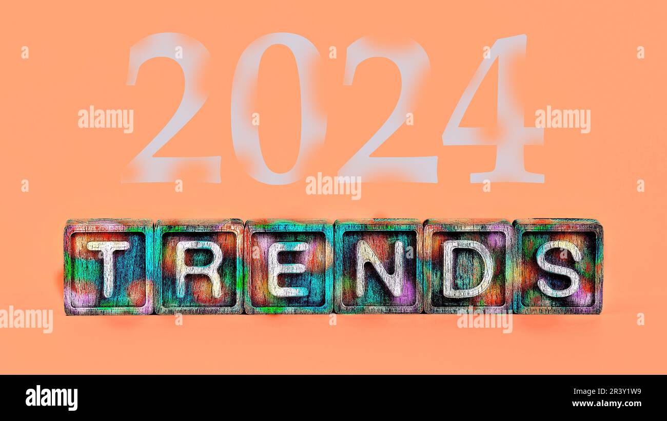 2024 Trends 2024 Trends On Apricot Crush Background Color Of The Year