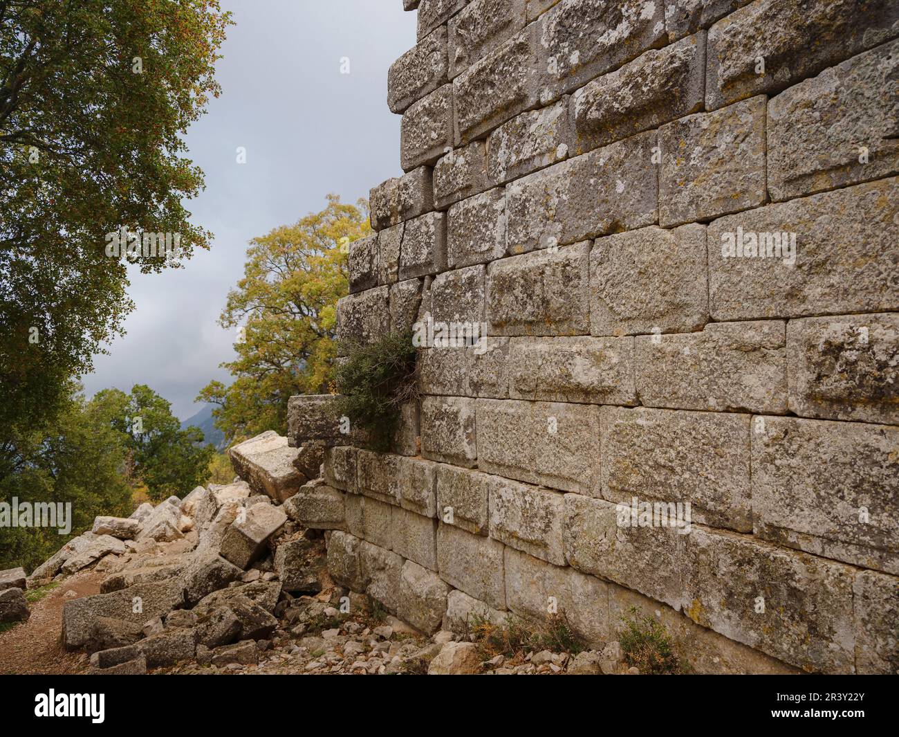 Autumn walk by Termessos Ancient City, Turkey. Turkeys most outstanding ...