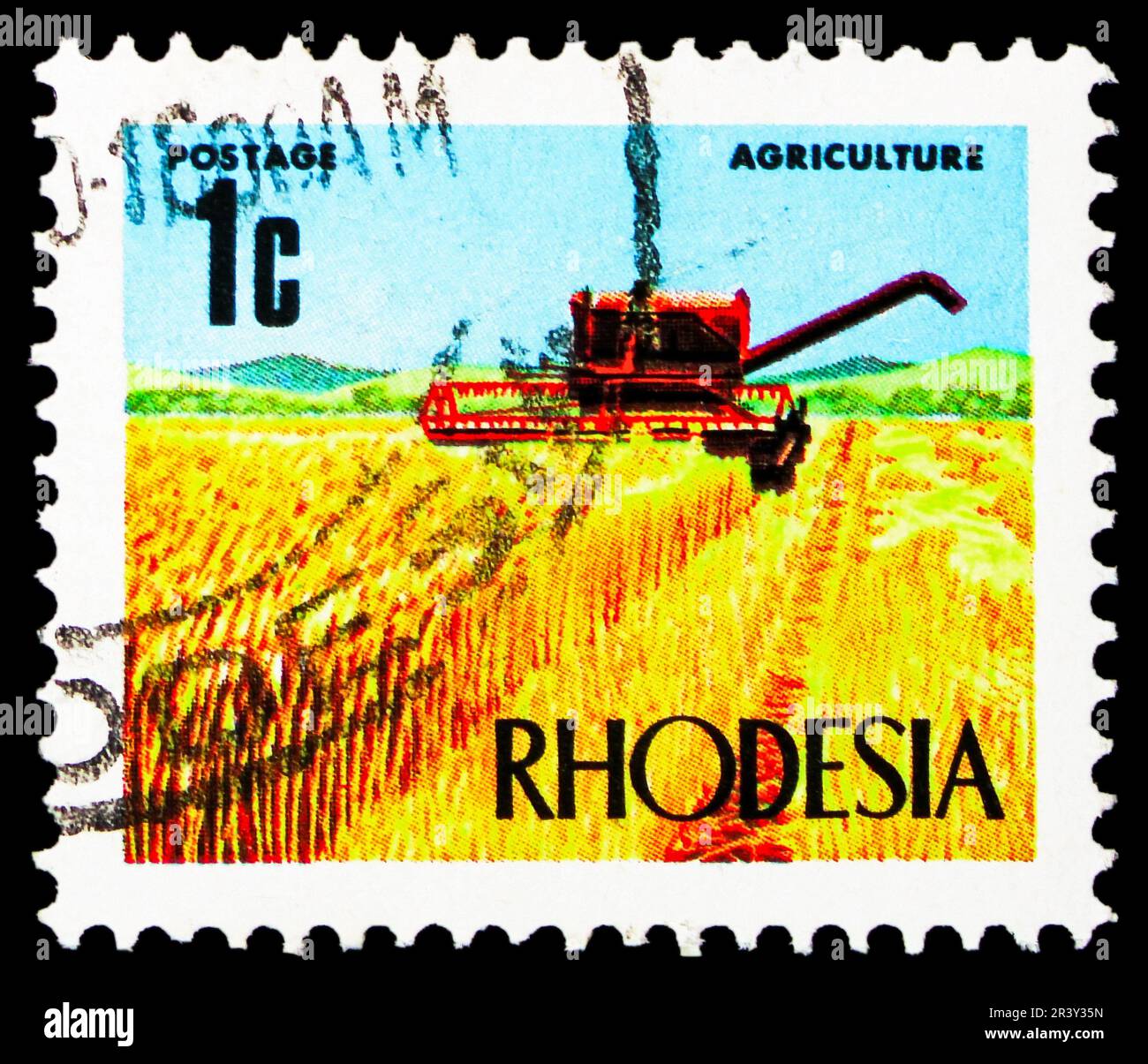 MOSCOW, RUSSIA - MAY 18, 2023: Postage stamp printed in Rhodesia shows ...