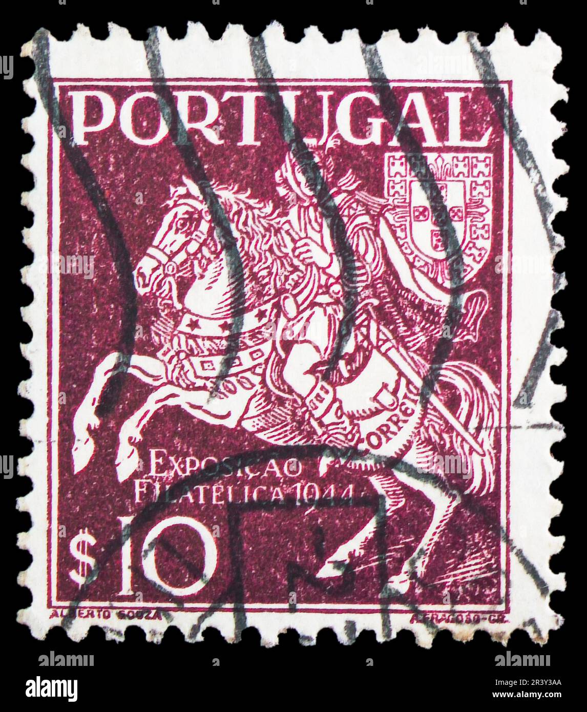 MOSCOW, RUSSIA - MAY 18, 2023: Postage stamp printed in Portugal shows ...