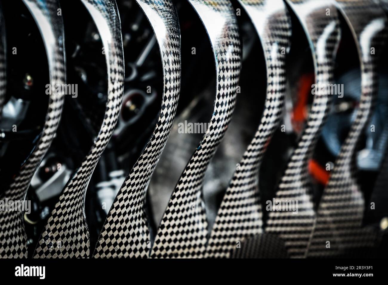 Monaco, Monaco. 25th May, 2023. Alpine F1 Team A523, mechanical detail ...