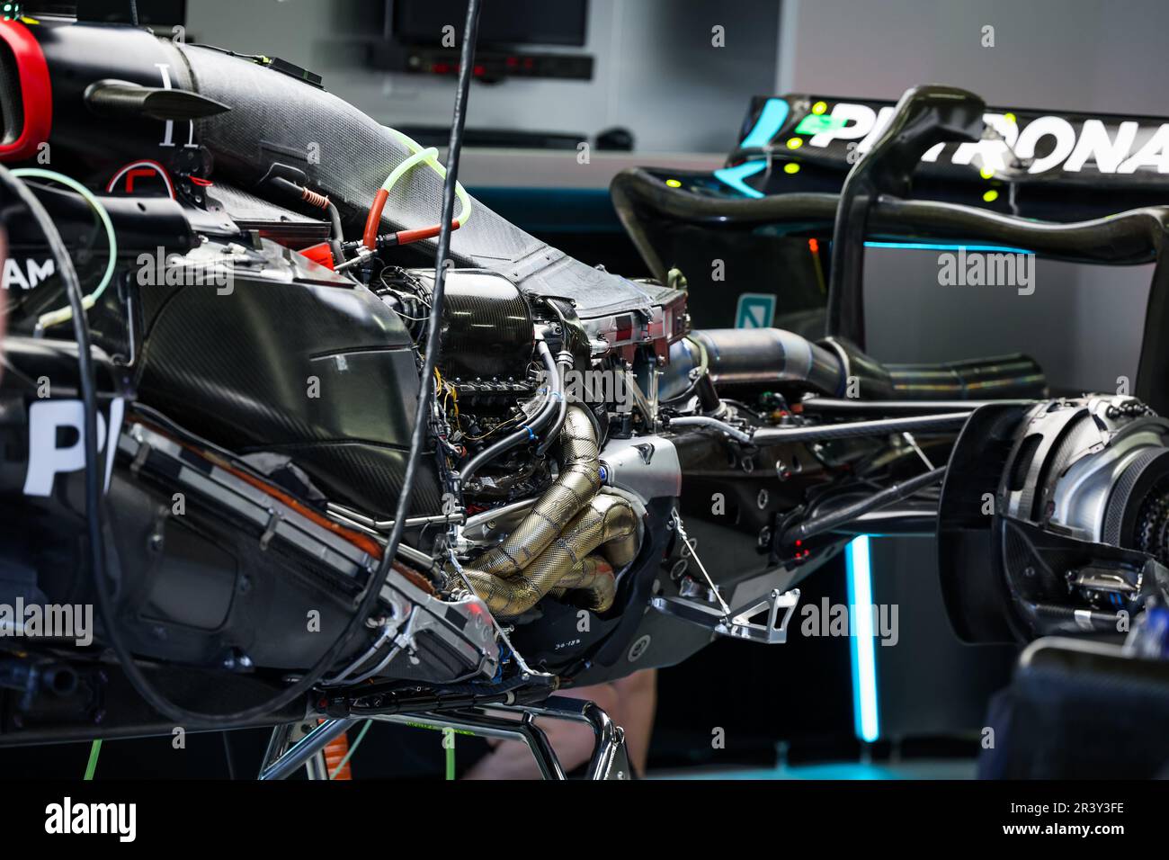 Monaco, Monaco. 25th May, 2023. Mercedes AMG F1 Team W14, mechanical ...