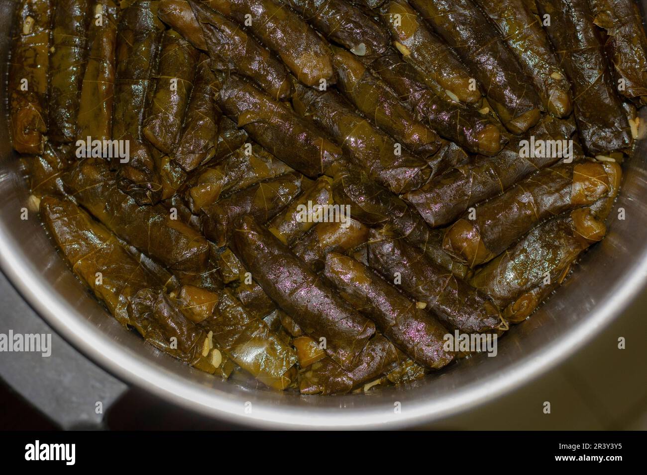 Stuffed vine leaves dolmades arabic hi-res stock photography and images ...
