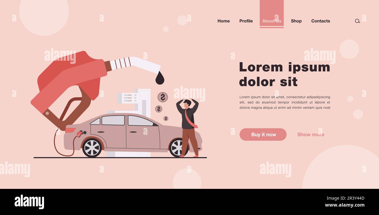 High price for car fuel concept Stock Vector Image & Art - Alamy