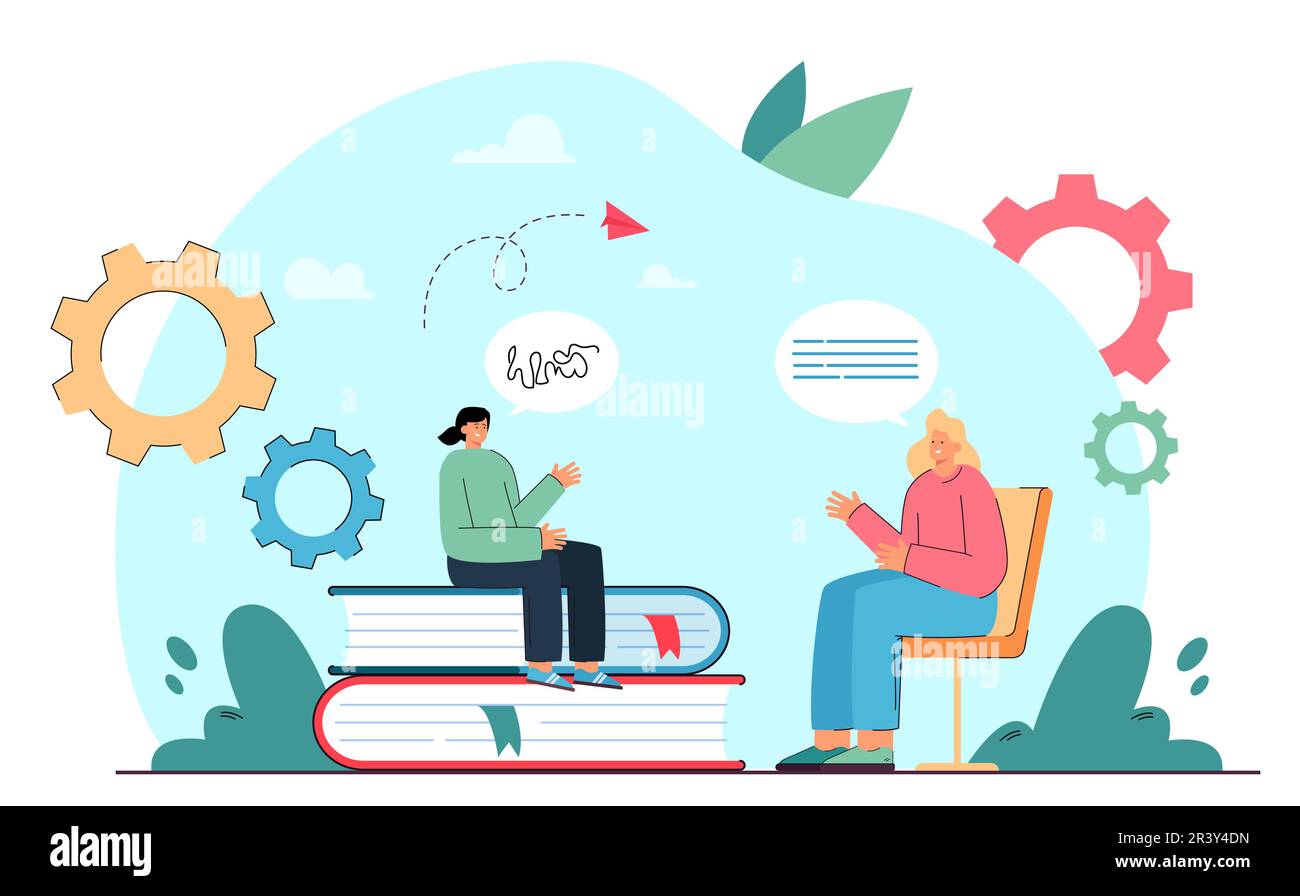 Cartoon child talking to pathologist Stock Vector Image & Art - Alamy