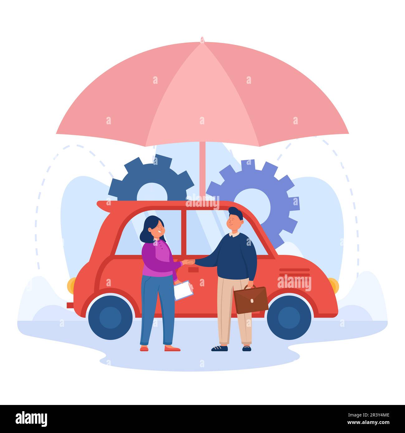 Helping hands art vector Cut Out Stock Images & Pictures - Alamy