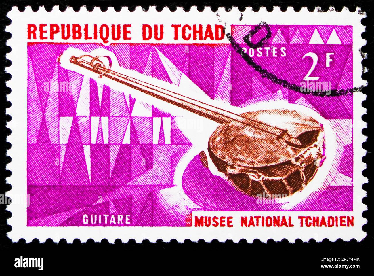 MOSCOW, RUSSIA - MAY 18, 2023: Postage stamp printed in Chad shows ...