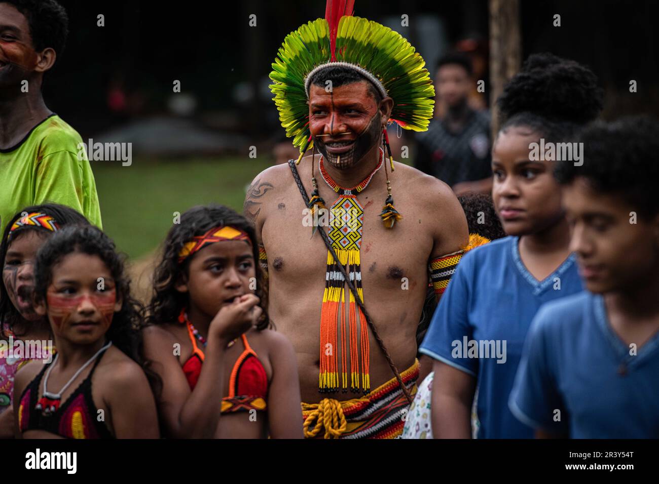 April 19, 2023, SÃ£o José de Bicas, Minas Gerais, Brazil: An indigenous ...
