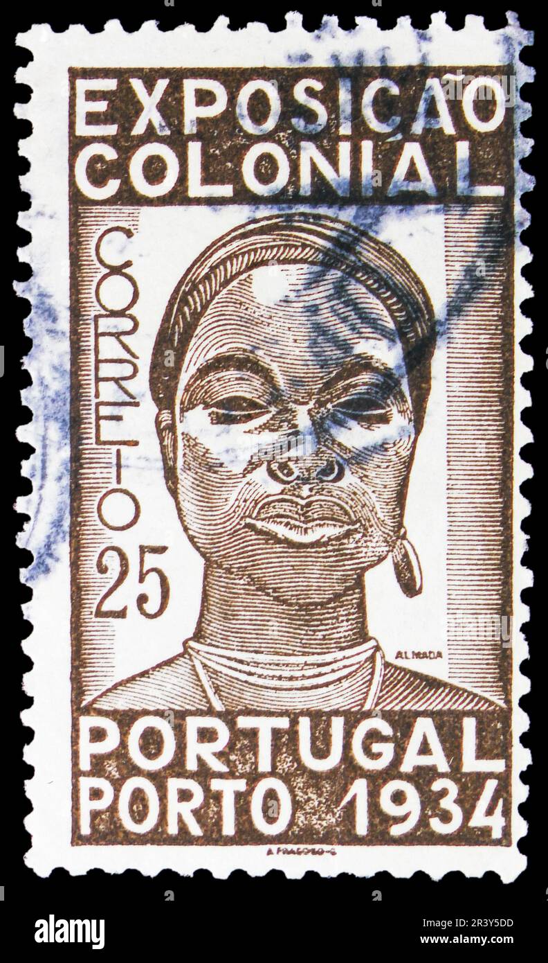 MOSCOW, RUSSIA - MAY 18, 2023: Postage stamp printed in Portugal shows ...