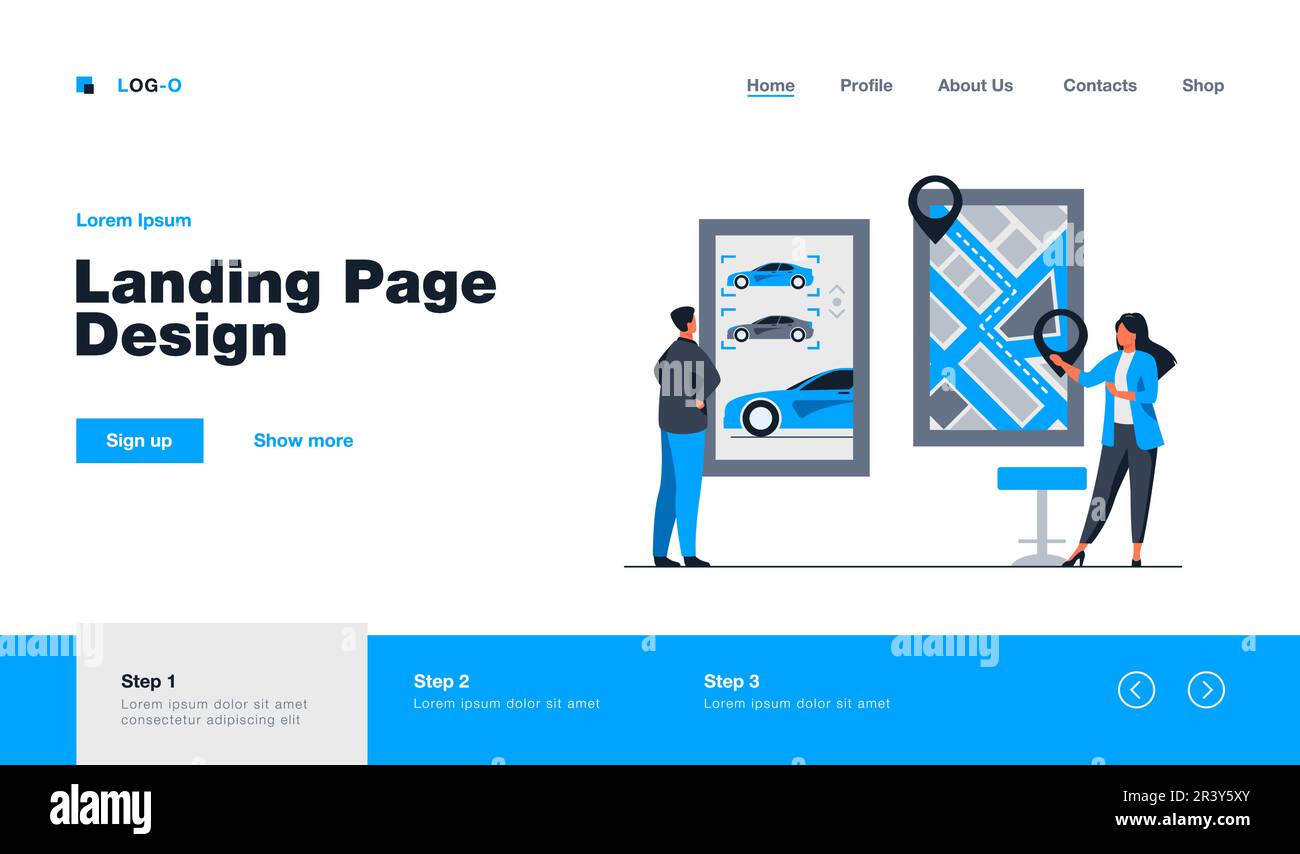 Car tracking urban Stock Vector Images - Alamy