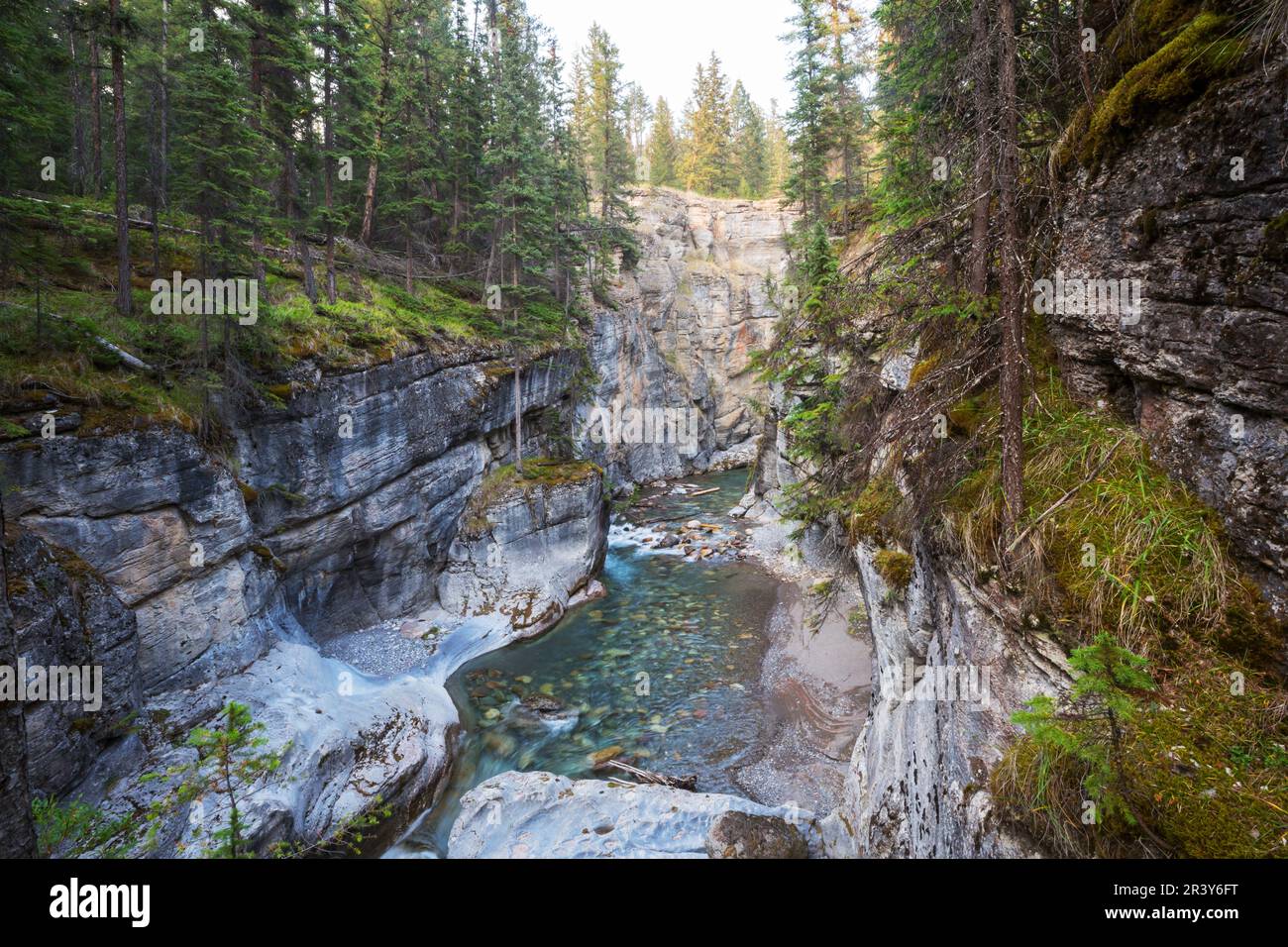 Deep narrow river valley hi-res stock photography and images - Alamy