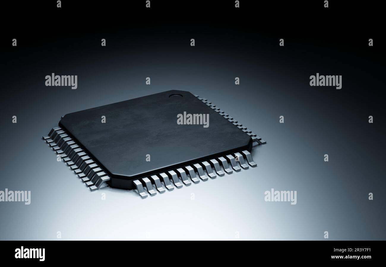 3d computer chip hi-res stock photography and images - Alamy