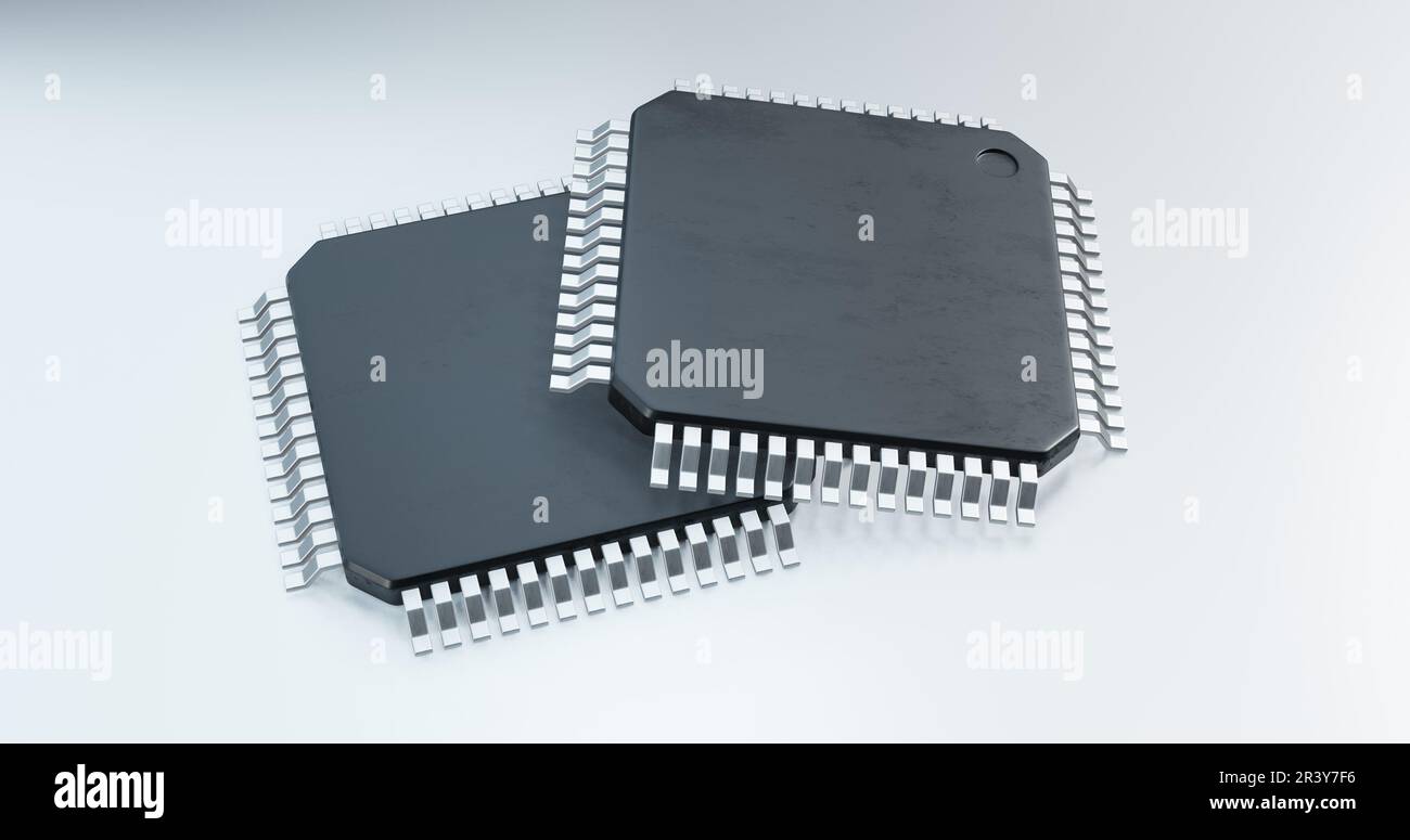 Microchip wafer hi-res stock photography and images - Alamy