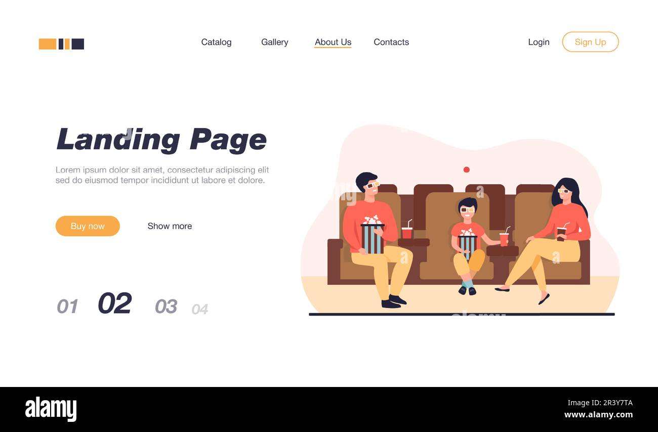 Father, mother and son in 3d glasses sitting in chairs Stock Vector Image & Art - Alamy