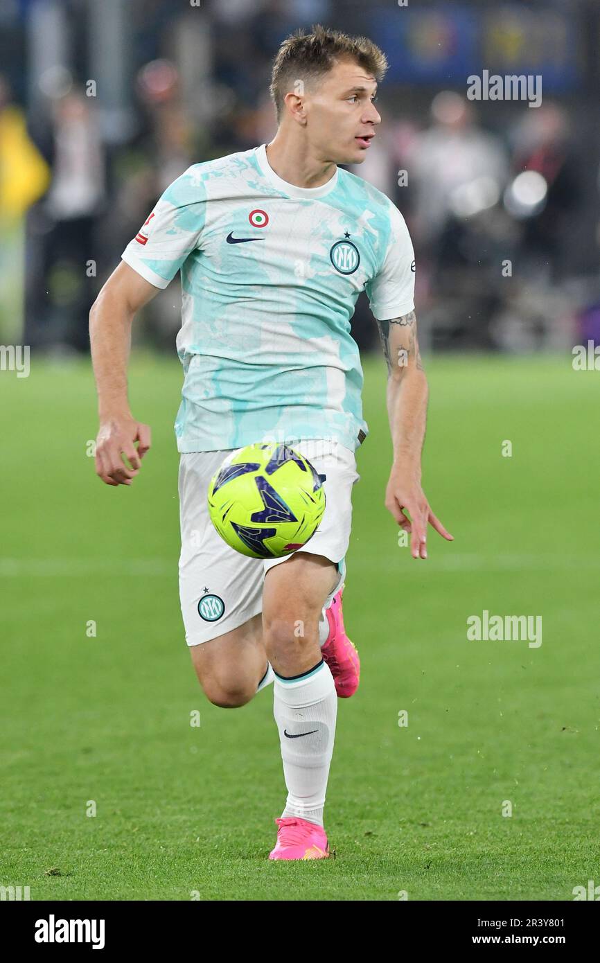 Rome, Lazio. 24th May, 2023. Nicolo Barella of Inter during Italian ...