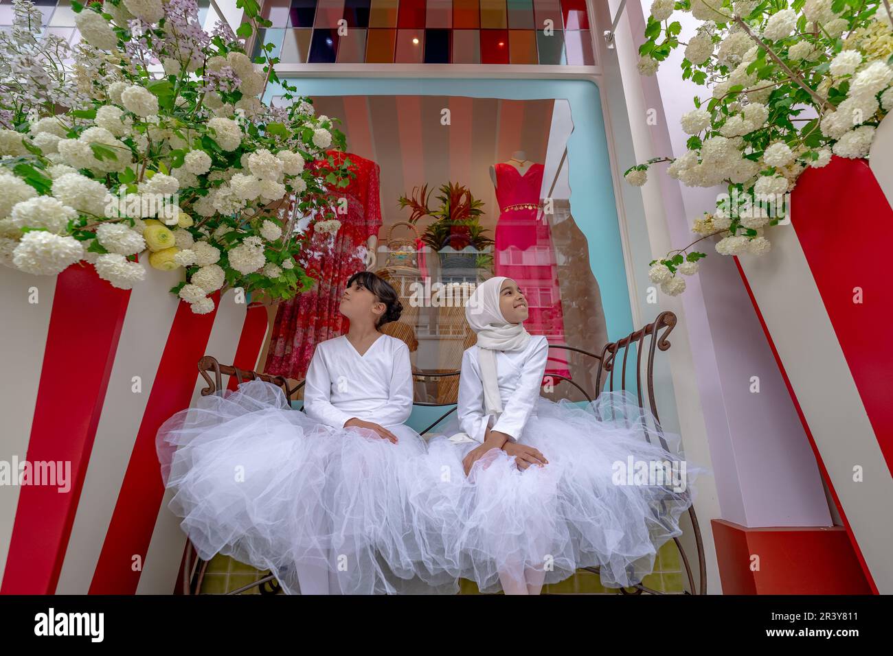London, UK. 25th May 2023. Chelsea in Bloom: Young dancers from Grace ...