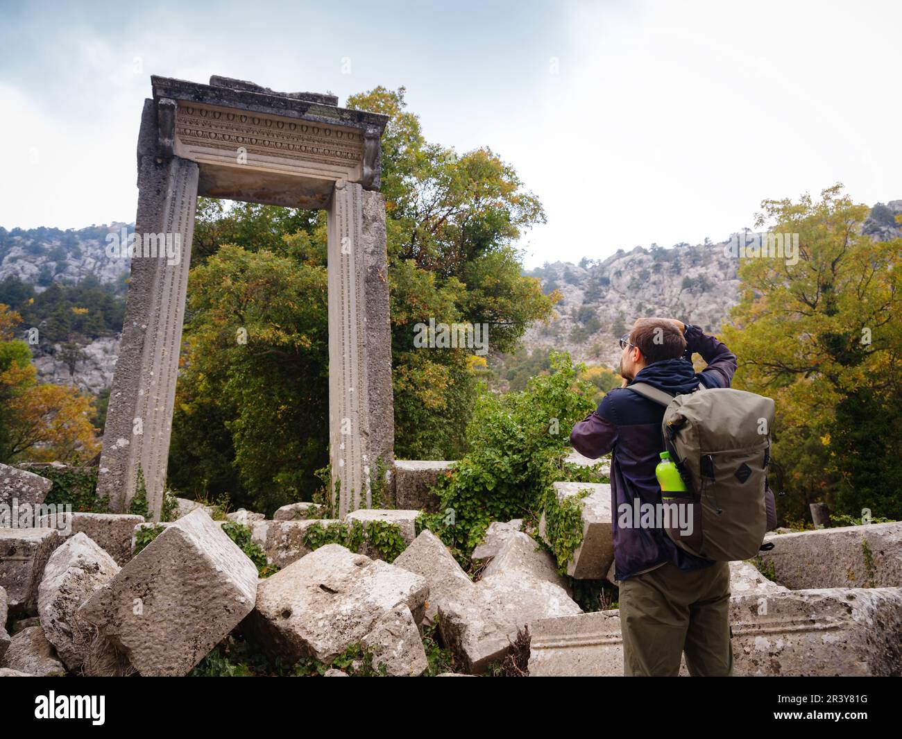 Autumn walk by Termessos Ancient City, Turkey. Turkeys most outstanding ...