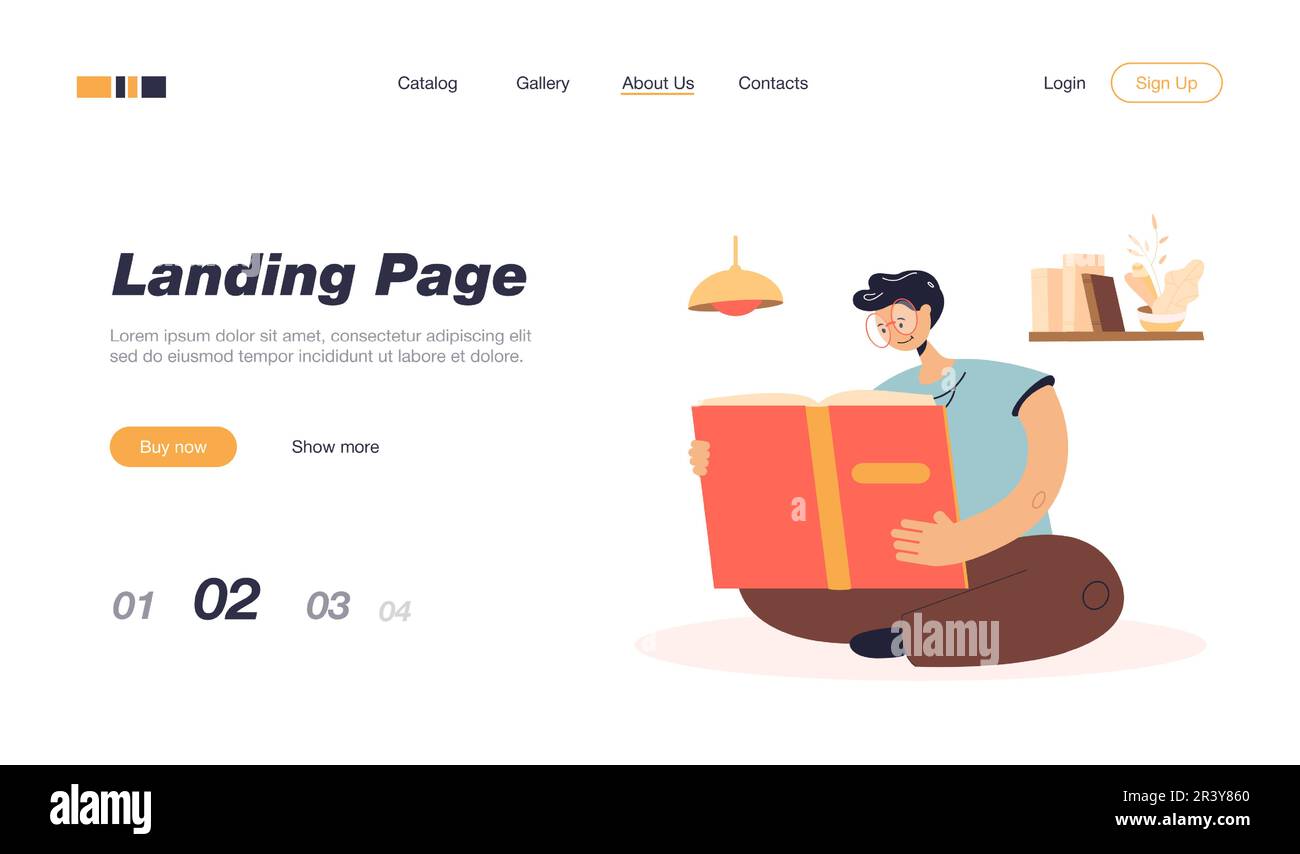 Man giant book illustration hi-res stock photography and images - Alamy