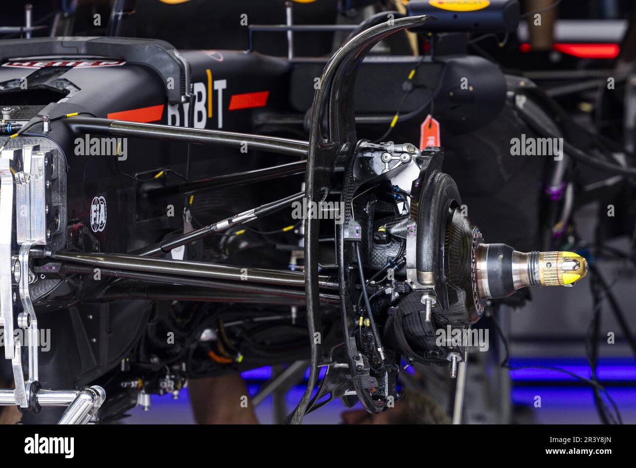 Red Bull Racing RB19, mechanical detail, brakes during the Formula 1 ...
