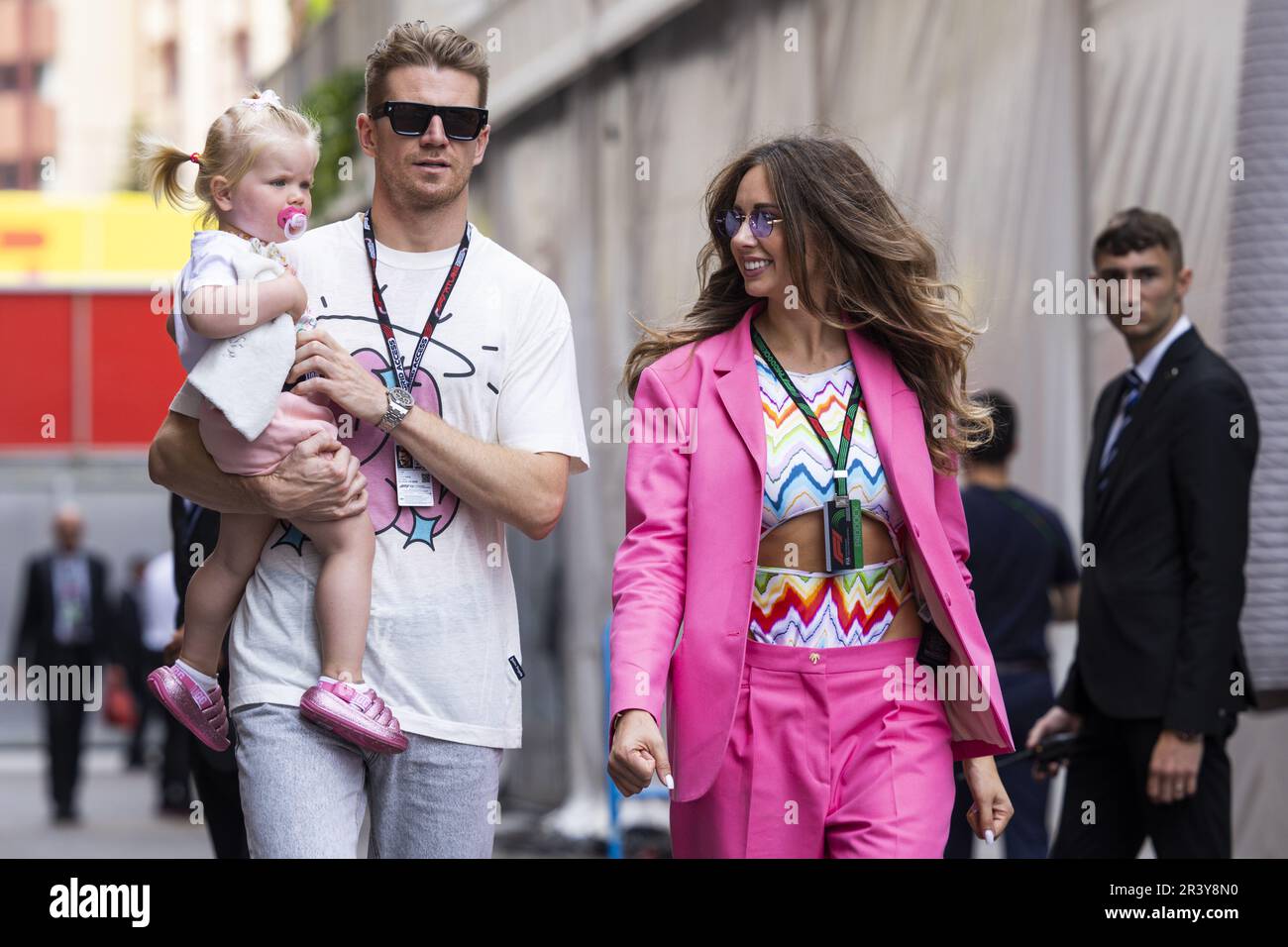 HULKENBERG Nico (ger), Haas F1 Team VF-23 Ferrari, portrait with his ...
