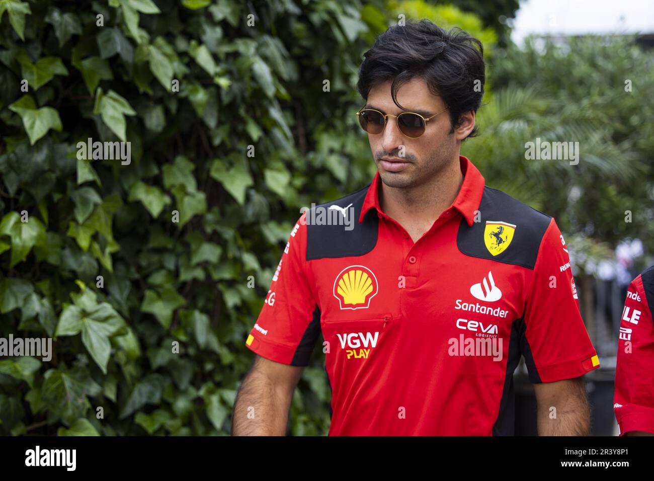 SAINZ Carlos (spa), Scuderia Ferrari SF-23, portrait during the Formula 1 Grand Prix de Monaco ...