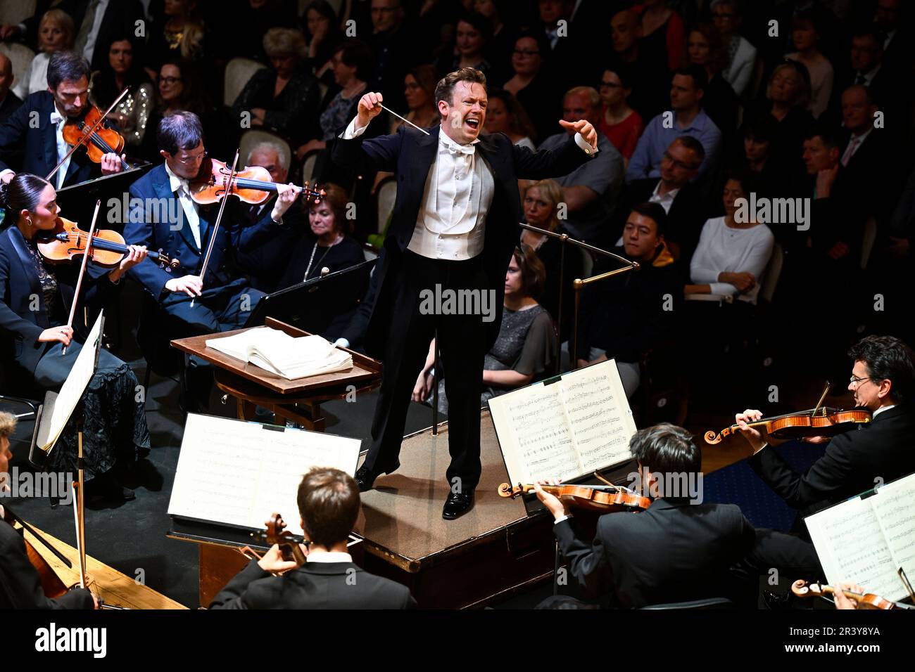 Prague, Czech Republic. 24th May, 2023. Concert by the Bavarian Radio Symphony Orchestra as part ...