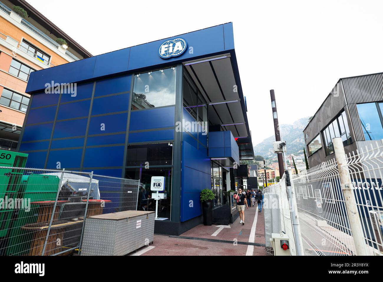 The new FIA motorhome in the paddock during the Formula 1 Grand Prix de ...