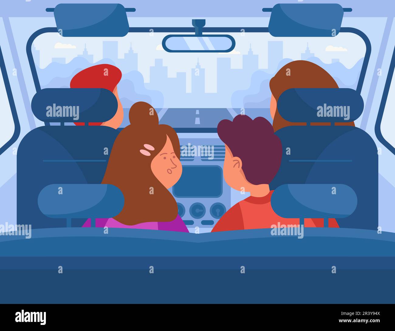 Going on holiday car Stock Vector Images - Alamy