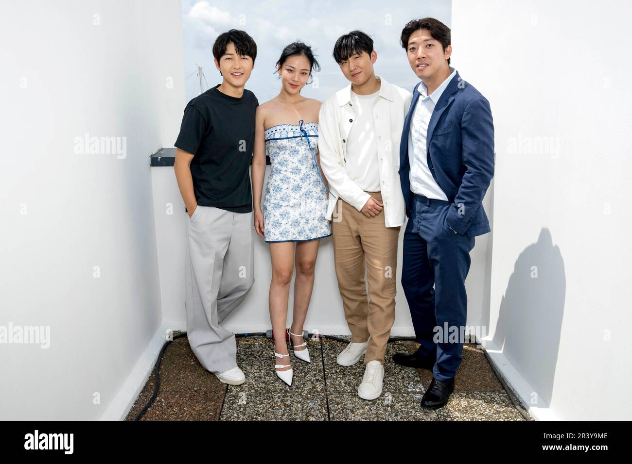 Song Joong-ki, from left, Kim Hyoung-seo, Hong Xa Bin and director Kim ...